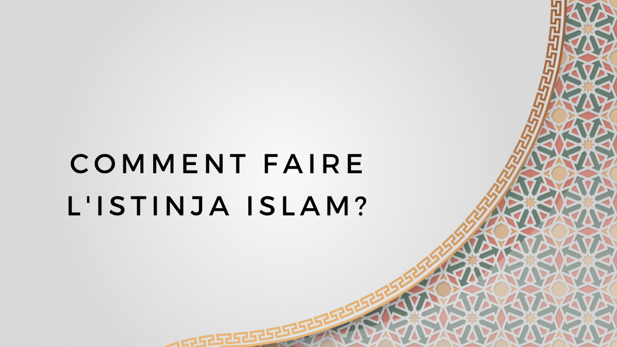 Comment faire l'istinja islam? – La Maison des Sultans Paris